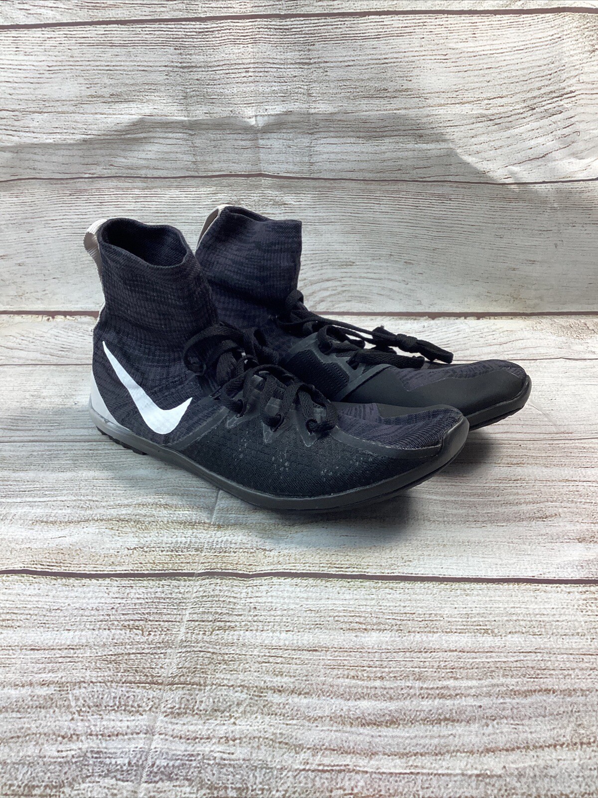 NEW SZ 6.5 Nike Zoom Victory XC 4 Track Spikes Oreo Black White 878804 ...