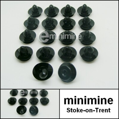 Classic Mini Door Card Clip Set x18 GFK7509 clubman cooper austin rover ...