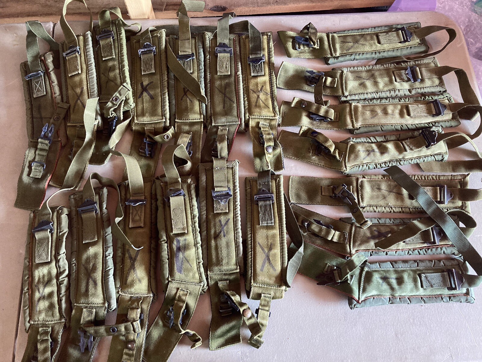 50 Right Side Back Pack Alice Shoulder Pads . US Military Surplus Used ...