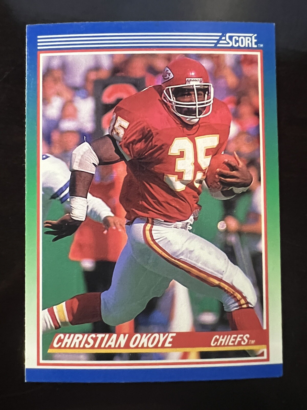 1990 Score #2 Christian Okoye Kansas City Chiefs Football Card - Free ...