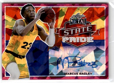 2021 Leaf Metal #sp-MB1 Marcus Bagley State Pride Pink /15 | eBay