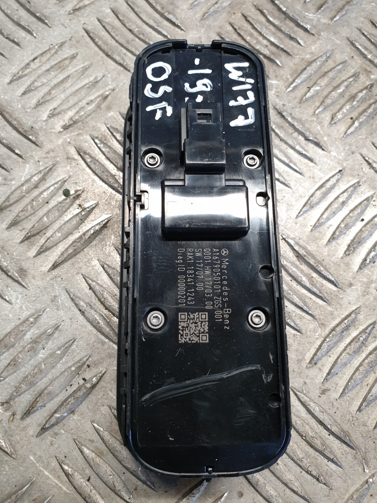 Mercedes W177 A200 2019 Window Control Switch Right Front OSF ...