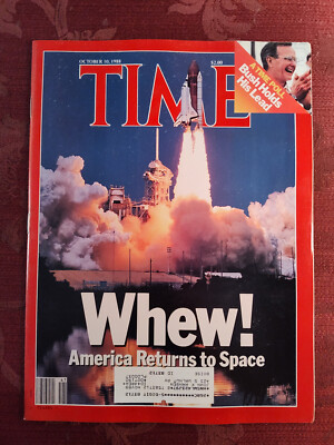 TIME Magazine October 10 1988 Oct 10/10/88 SPACE SHUTTLE DISCOVERY | eBay