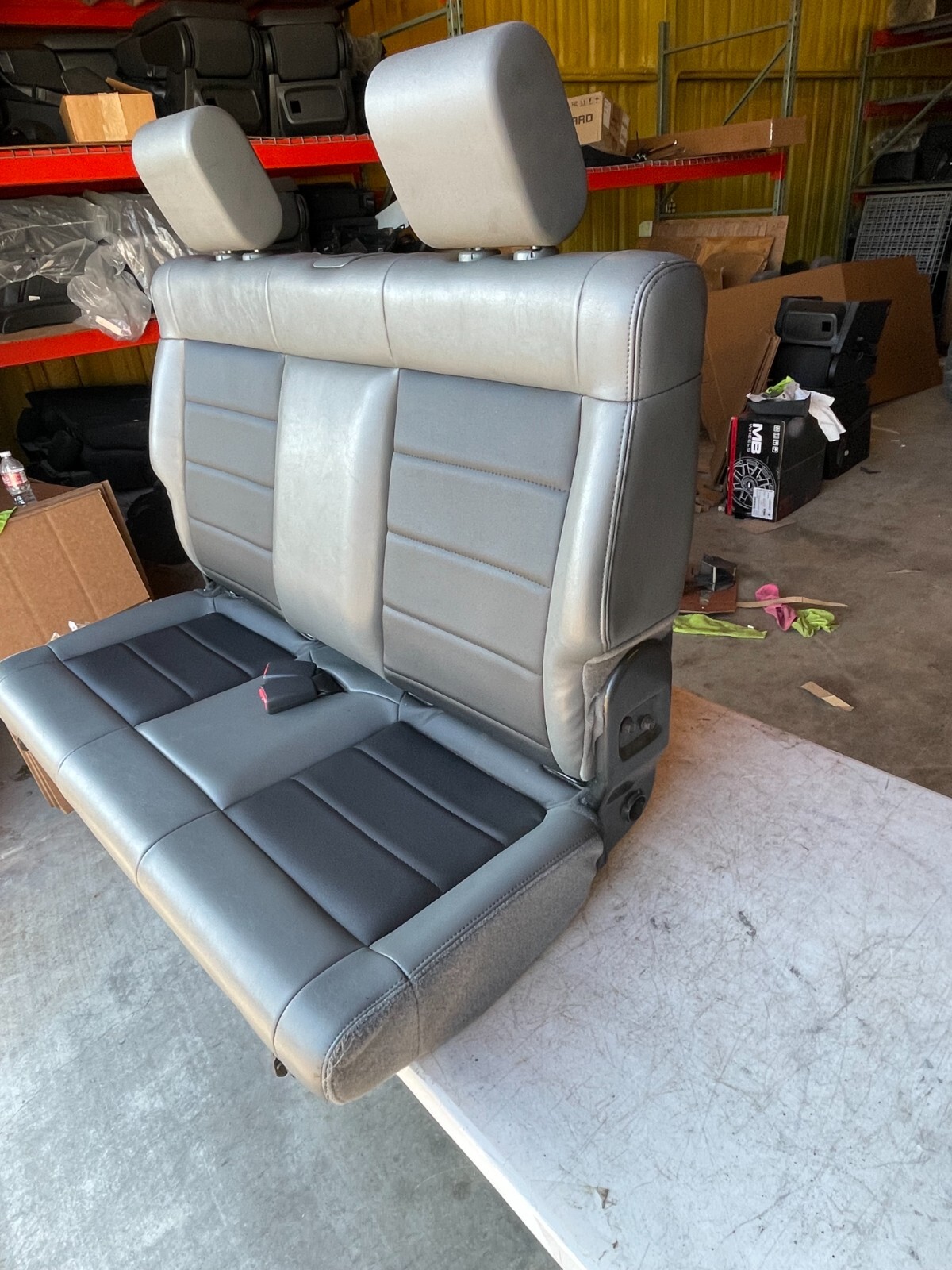 2007-2018 Jeep Wrangler JK Rear Seat | Grey | Leather | Two Door ...