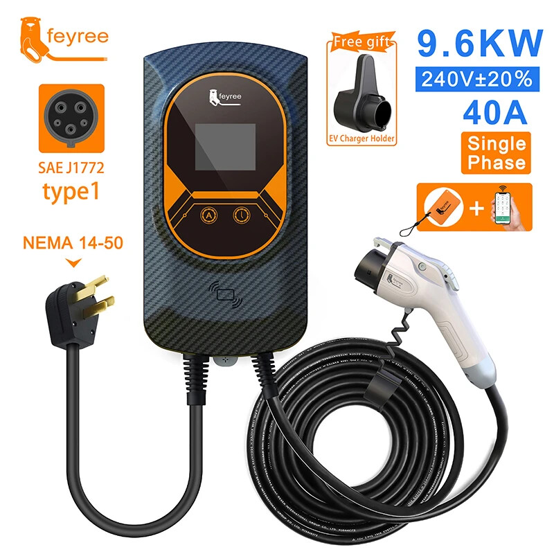 Feyree Level 2 EV Charger 40A For Chargepoint EV Charging Station ...