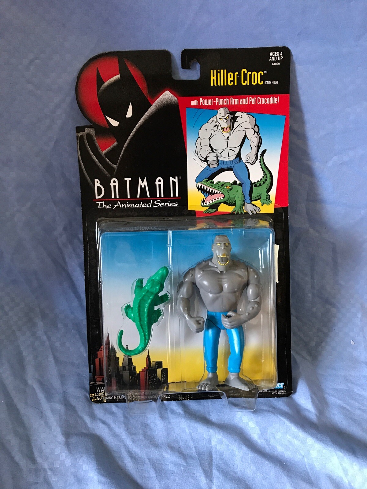 KILLER CROC BATMAN the Animated Series BTAS figure 1994 CROCODILE BRAND ...