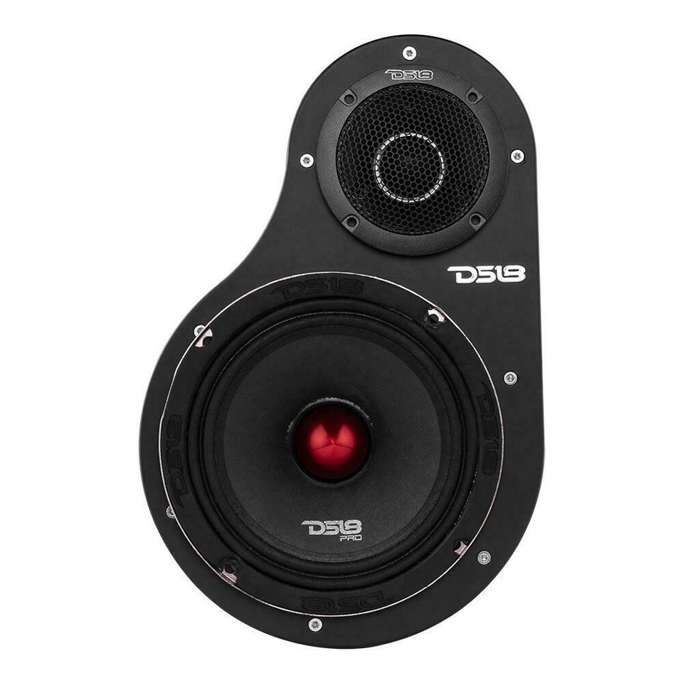 DS18 Left Right 2-Way Universal Speaker Pods 6.5" Midrange 1" Tweeter ...