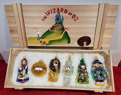 Kurt Adler Polonaise Wizard of Oz Ornament Set (6) Crate Ltd Ed 4446/ ...