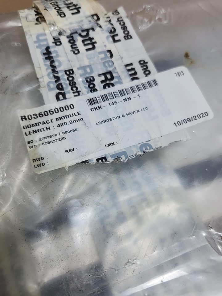 *NEW* Rexroth R036050000 Compact Linear Module CKK-145-NN-1 420mm ...
