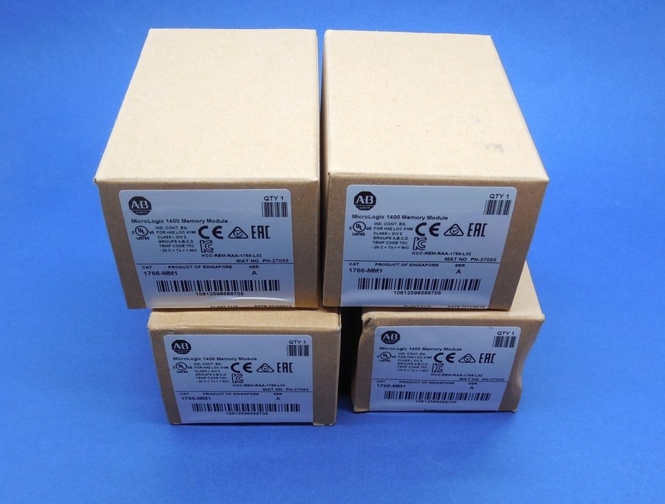 Allen Bradley MicroLogix 1400 1766-MM1 (Factory Sealed) Memory Module ...