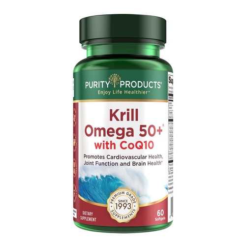 Purity Products - Krill Omega 50+ with CoQ10 60 Dietary Supplement Softgels 40232390326| eBay