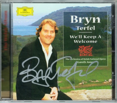 Bryn TERFEL Signed WE'LL KEEP A WELCOME The Welsh Album Cymru fach ...