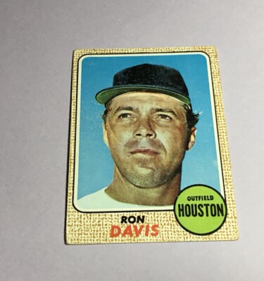 Ron Davis 1968 Topps Baseball #21 No Creases Astros | eBay