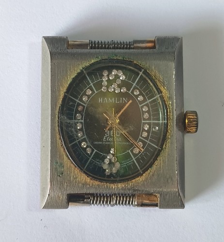 Vintage Ticking HAMLIN 360 Electra Unbreakable Mainspring Watch | eBay