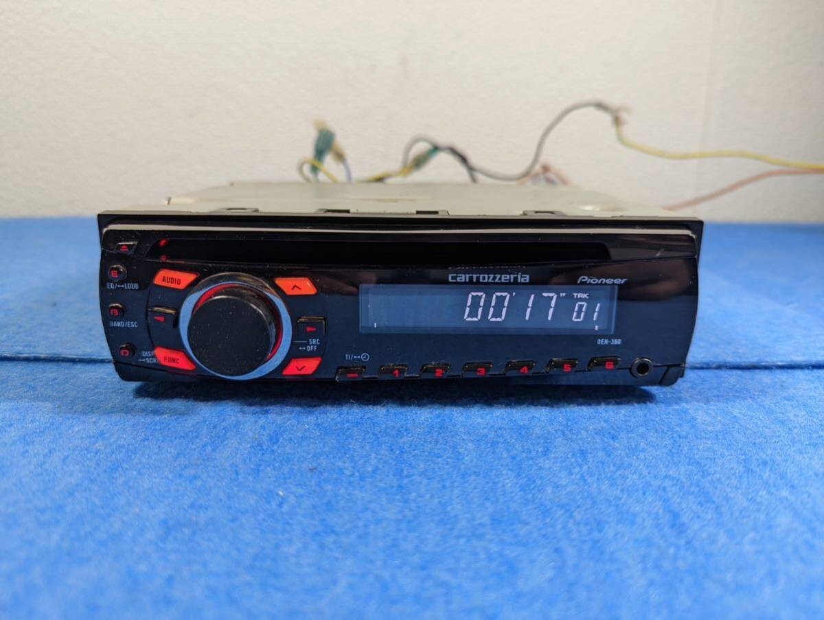 Pioneer Carrozzeria Car Audio Deck CD Player Deh-360 Used F/S | eBay