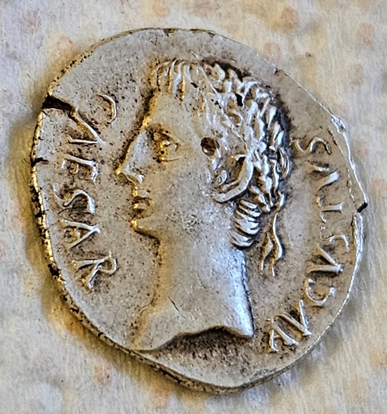 AR Denarius Silver Octavian as Augustus, 27 Roman Coin 27 BC – 14 AD ...