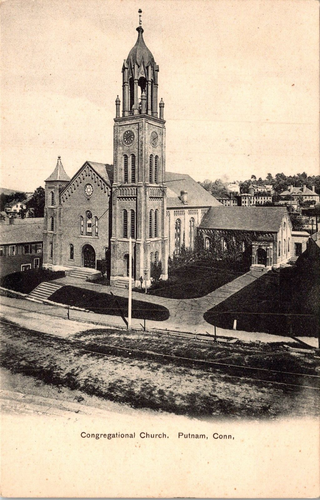 Congregational Church Putnam CT Unposted c1905 Postcard C93 | eBay