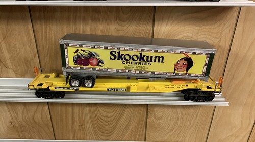 K-LINE DIE CAST TTX FRONT RUNNER W/ SKOOKUM CHERRIES INTERMODAL TRAILER ...