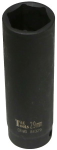 29mm x 1/2" Drive Extra Deep Impact Socket T&E Tools 84329 | eBay