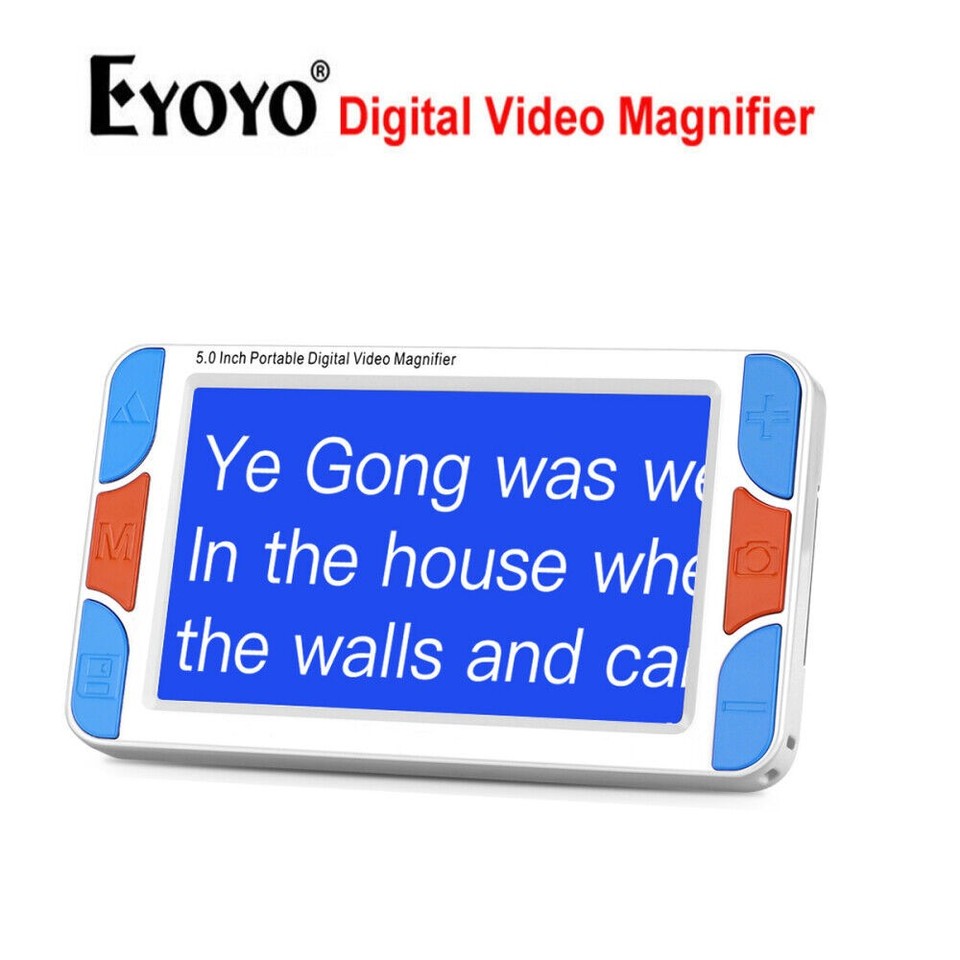Eyoyo Digital 5.0 Inch Electronic Video Magnifier Reading Aids Tools ...