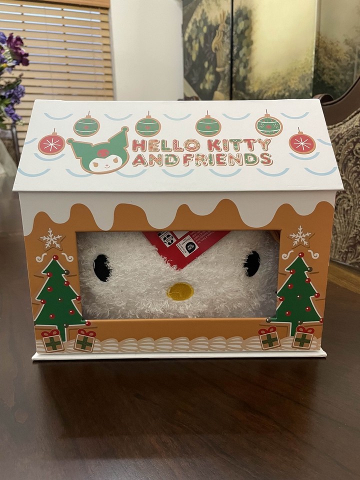 NEW Hello Kitty Christmas Holiday Plush Face and Hugger Pillows in ...