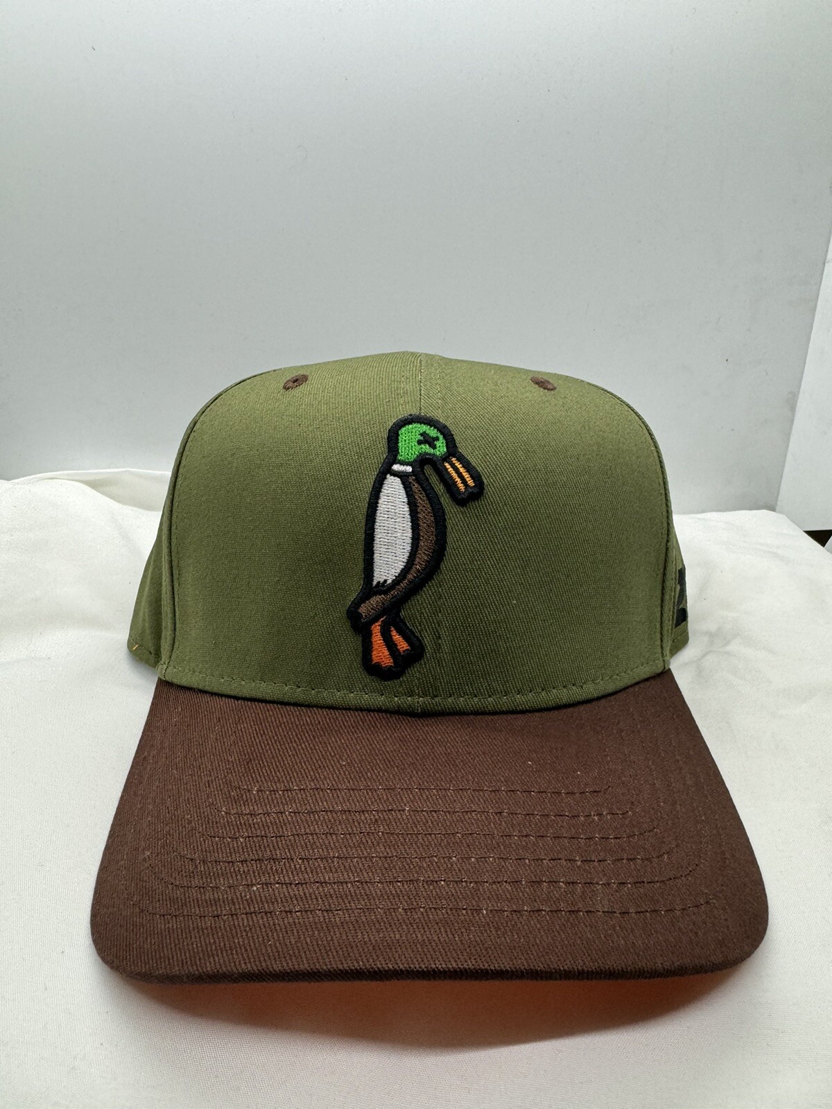 24.7 Hunt Co. Duck Deep Crown Snapback Hat 2F7 Hunt - Olive & Brown ...