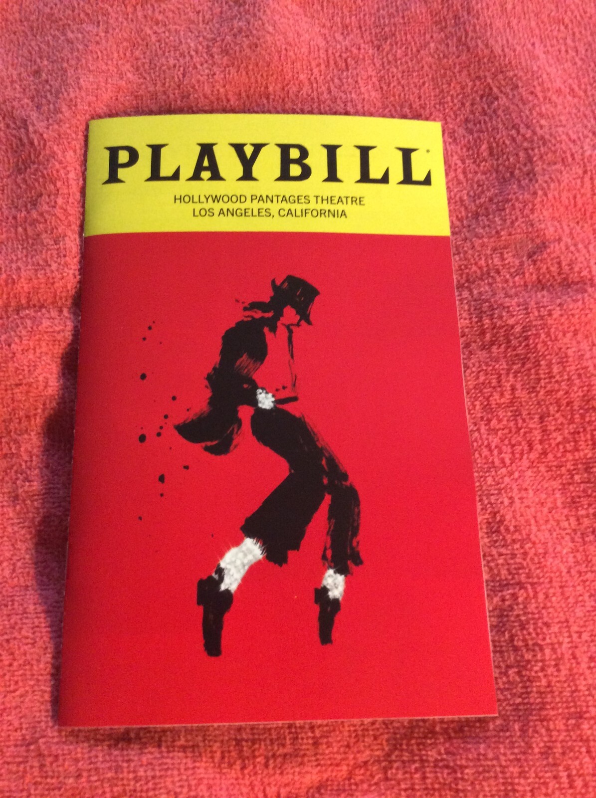 PLAYBILL MJ MICHAEL JACKSON THE MUSICAL 2023 PROGRAM HOLLYWOOD PANTAGES ...