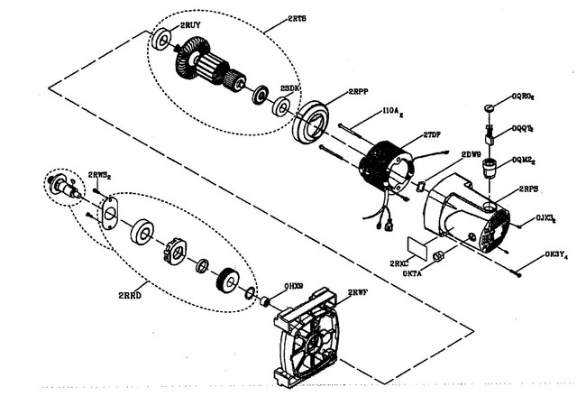 Sears Craftsman Arbor Bearings 137.xxxxxx Motorized Table Saw Rm871 for ...