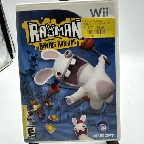 Rayman Raving Rabbids (Sony PlayStation 2, 2006) PS2 Complete w/ Manual ...