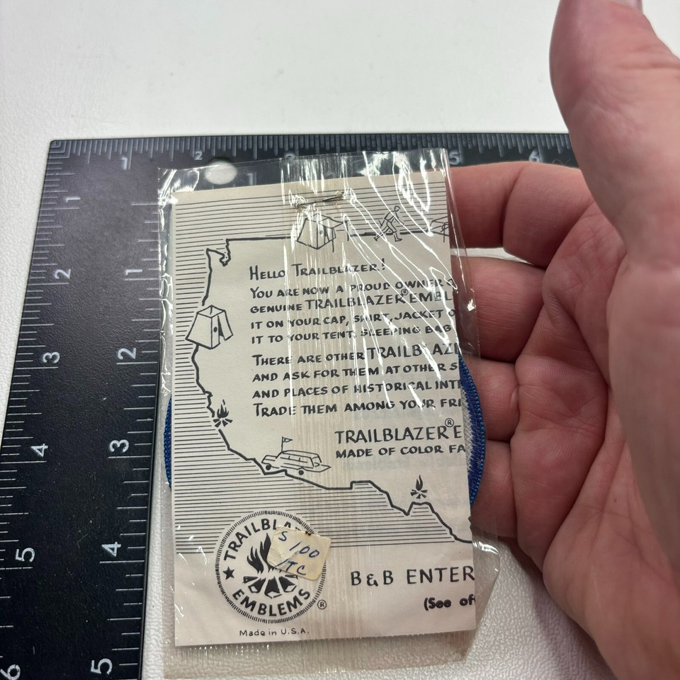 Vintage c 1970s Trailblazer Emblem GENERAL BUTLER STATE PARK Kentucky ...