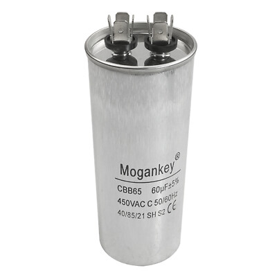 35/60 MFD/uF 370 VAC 450VAC CBB65 Round Motor Run Capacitor Capacitor ...
