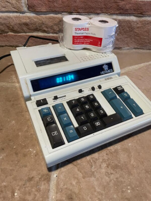 Cash Register, Adding Machines - Vintage Hermes Adding Machine