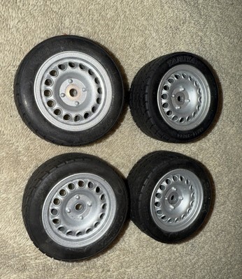 Tamiya RC M-chassis Alfa Romeo Gta Wheels/tires (x4) M02/M03/M05/M06 ...