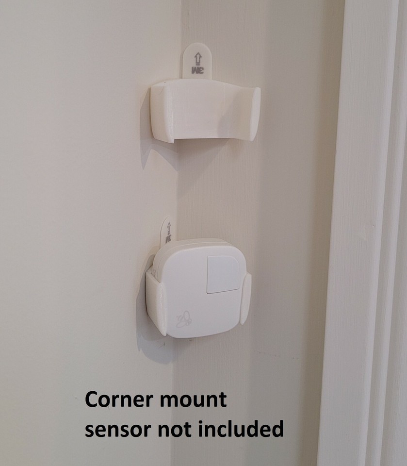 wall mount for Ecobee room sensor 3D printed (no drill, no damage to ...