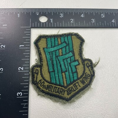 United States Air Force 60TH MILITARY AIRLIFT WING Patch 29SD | eBay
