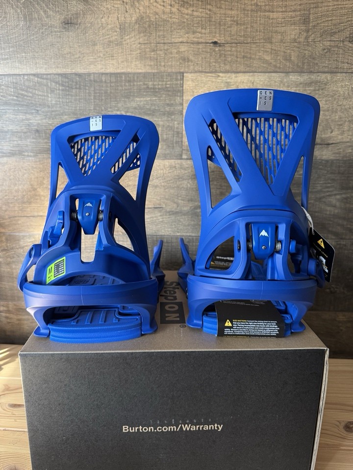 Burton Step On Genesis Reflex Bindings Mens Size Medium US 8.5-10.5 Jake Blue | eBay