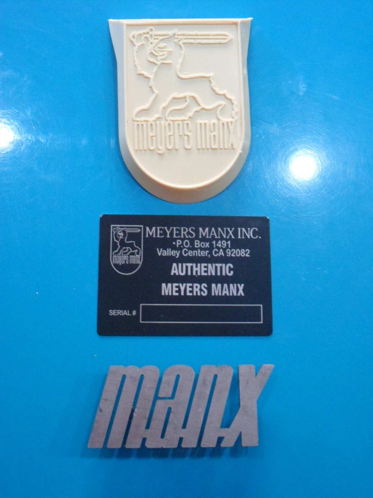 Replica Kit Identification Emblem Rear Front Hood Badge Meyers Manx ...