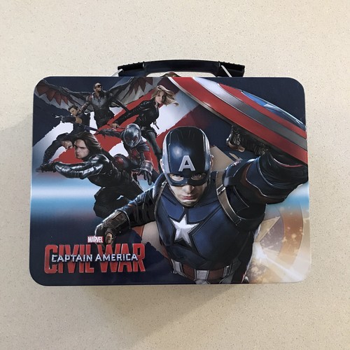 Marvel Captain America: Civil War Lunch Box Tin Avengers Iron Man | eBay