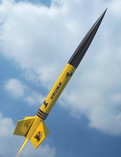 North Coast Rocketry Flying Model Rocket Kit Hobgoblin NCR 0207 ...