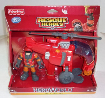 Brand New Hal E. Copter and Helicopter Fisher Price Rescue Heroes ...