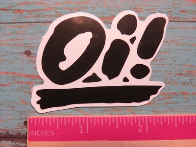 Music STICKER ~ Oi! = Aggressive, Punk Rock Popular in the 1970s ...