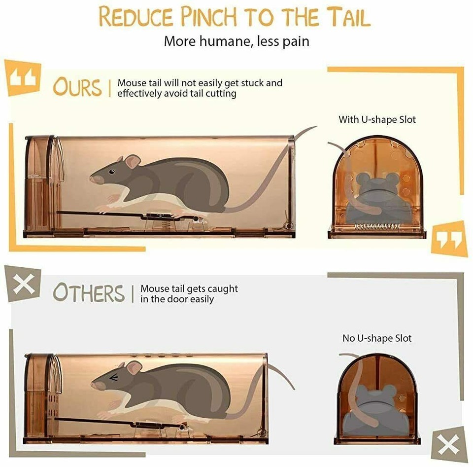 Electronic Mouse Trap Victor Control Rat Killer Pest Electric Rodent ...