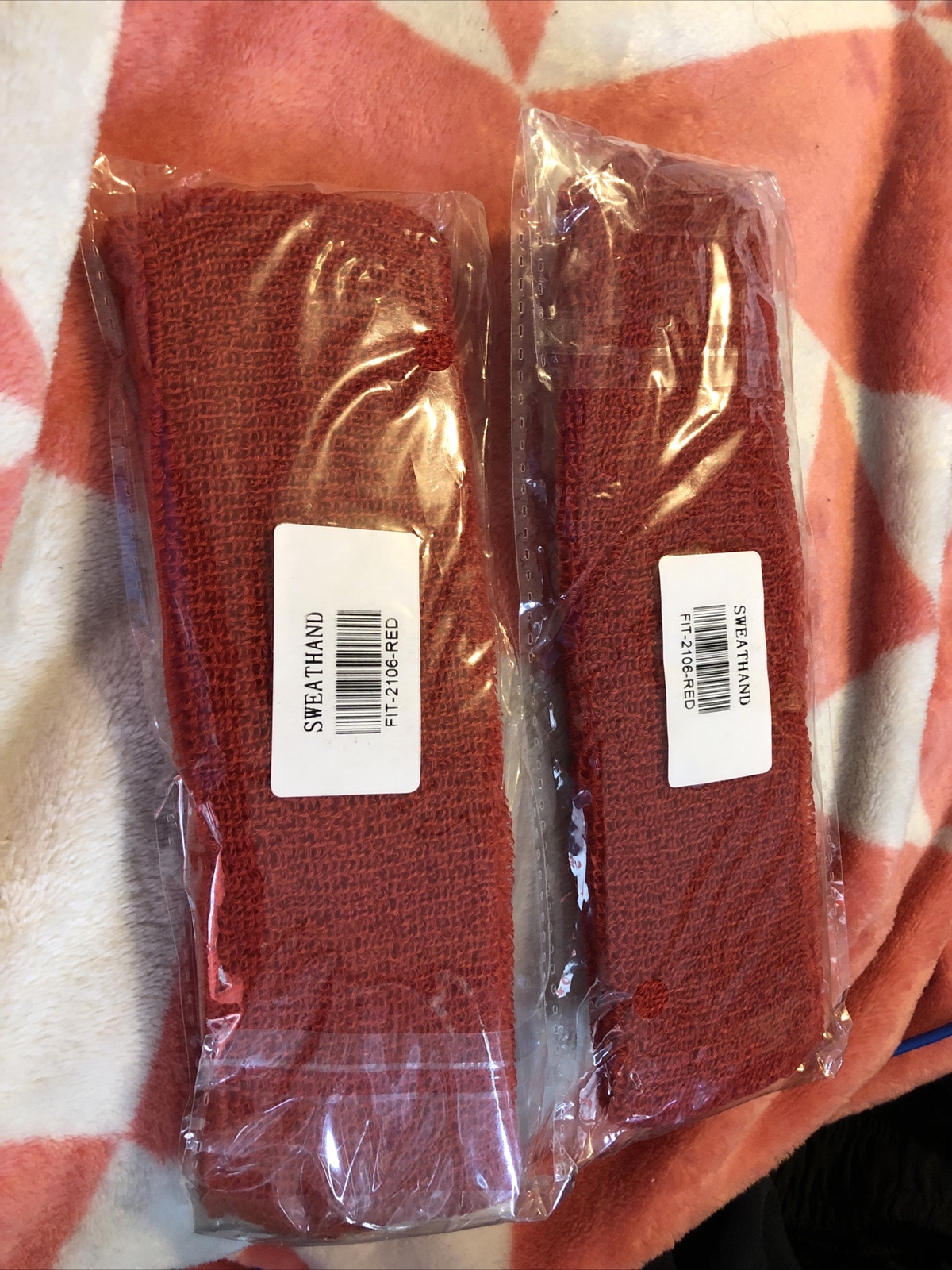 2 Red Head Sweatbands Freepost Acc94 | eBay