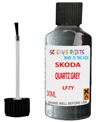 Touch Up Paint For Skoda Quartz Grey Lf7Y | eBay