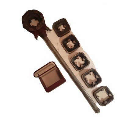 Vintage Reed MFG Co. No. S-84 NPT Ratchet Pipe Threader 5-Die Set and ...