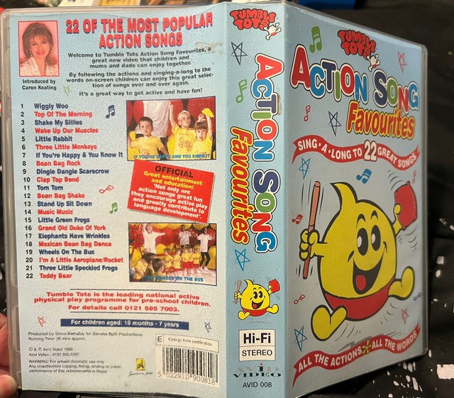 Tumble Tots - Action Song Favourites (VHS/SH) for sale online | eBay