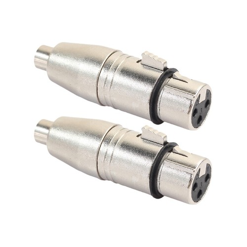 2Pcs/Lot Female To Female Adapter Connector For Microphone | eBay