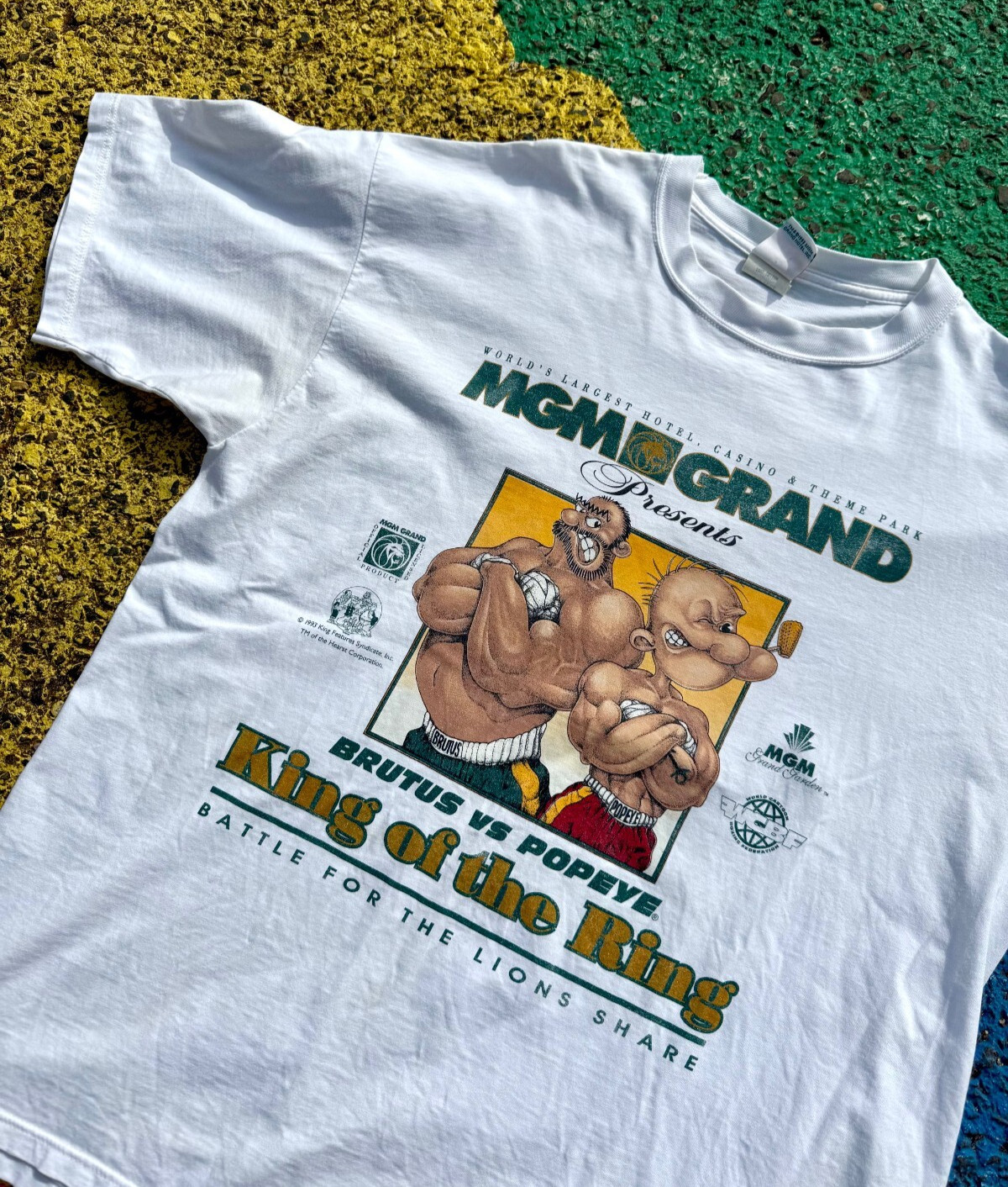 VTG 1993 MGM Grand Brutus Popeyes Cartoon Boxing King… - Gem