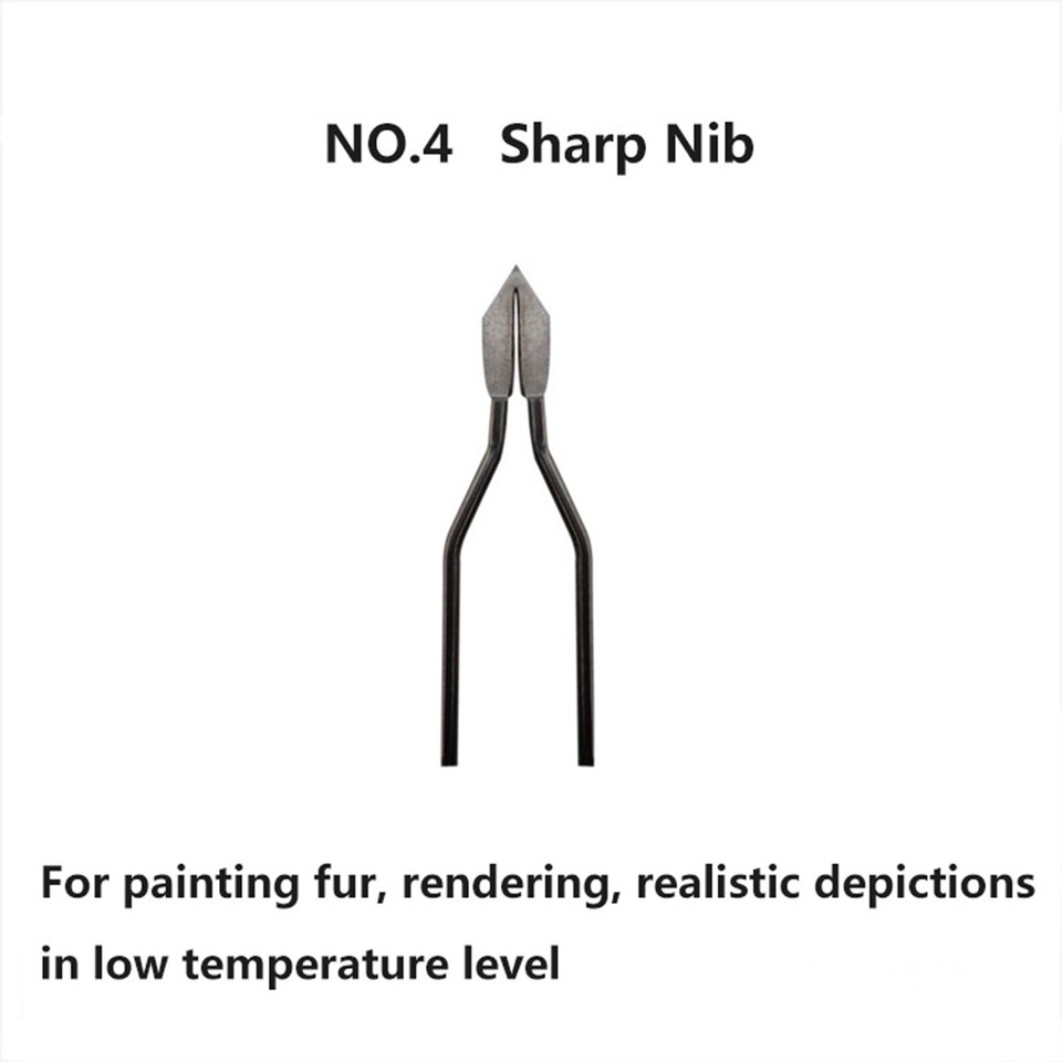 23PCS 1mm Pyrography Wire Tips Nibs for 30-50W Adjustable Wood Burning ...