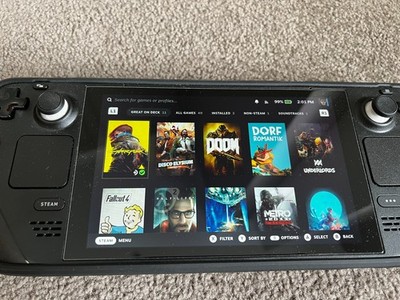 Valve Steam Deck LCD 1 TB + Spigen case and tempered glass - As new ...